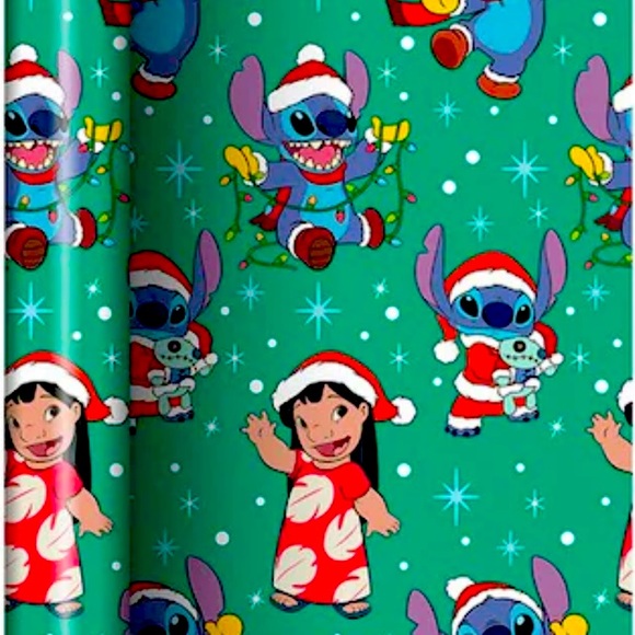 Disney | Holiday | Lilo Stitch Christmas Gift Wrap | Poshmark